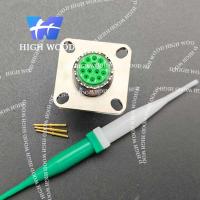 China MIL-DTL-38999 Series III D38999/20FB35PN Square Flange Receptacle 35-Pin Connector for sale