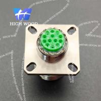 China MIL-DTL-38999 Series III D38999/20FB35SB Square Flange Receptacle 35 Contacts 5A-40A for sale