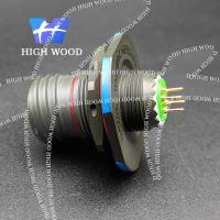 China MIL-DTL-38999 Series III D38999/24WB4PCN Jam Nut Receptacle 85dB EMI Shielding for sale