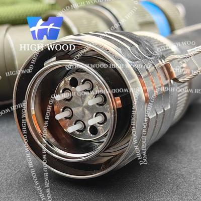 China J599A8 ARINC801 Optical Fiber Connector with 1.25mm Ceramic Pin, -55°C to +125°C Operating Range for sale