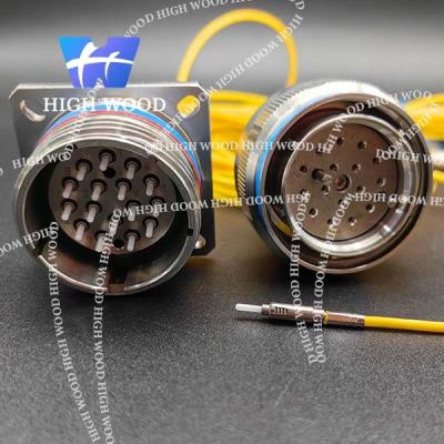 China J599A8 ARINC801 Optical Fiber Connector with 1.25mm Ceramic Pin and -55°C to +125°C Temperature Range for sale