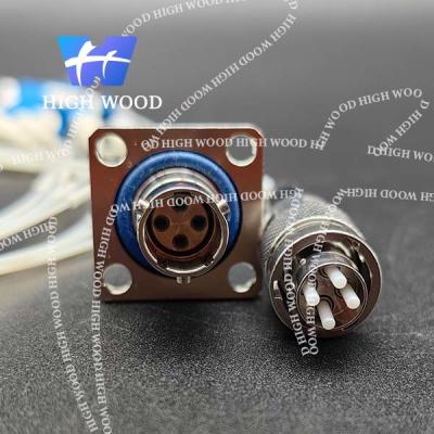 China J599A8 ARINC801 Optical Fiber Connector with 1.25mm Ceramic Pin and -55℃ to +125℃ Temperature Range for sale