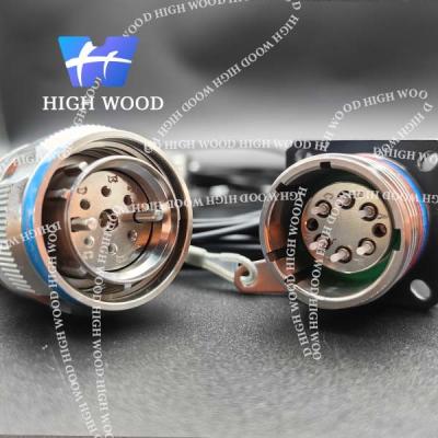 China J599A8/26KD06N Series Optical Fiber Connector with 1.25mm Ceramic Pins and -55℃ to +125℃ Operating Range for sale