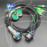 China J599A8/26KD06N Series Optical Fiber Connector with 1.25mm Ceramic Pins and -55℃ to +125℃ Operating Range for sale