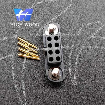 China HW-CMM Connector HW-222C08M16 2mm Pitch Aerospace Avionics Defense for sale