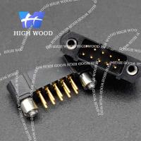China HW-M80-5101022 Vertical 2 Row Connector 1200V AC/DC 3A Aerospace Grade for sale