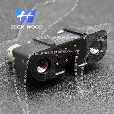 China HW-M80-5110642 Aerospace Connector 3A 500 Cycles Gold Plated for sale