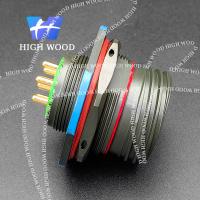 China MIL-DTL-38999 Series III D38999/24WE06PCN Jam Nut Receptacle 6-Pin Connector for sale