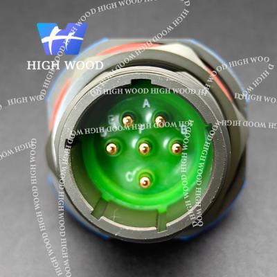 China MIL-DTL-38999 Series III D38999/24WE06PCN Jam Nut Receptacle 6-Pin Connector for sale