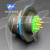 China MIL-DTL-38999 Series III D38999/24WE06PCN Jam Nut Receptacle 6-Pin Connector for sale