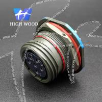 China MIL-DTL-38999 Series III D38999/24WE06SCA Jam Nut Receptacle 6-Pin Connector for sale