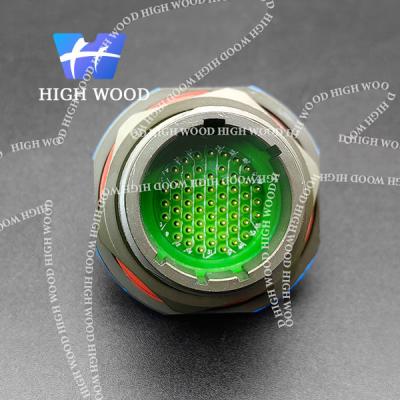 China MIL-DTL-38999 Series III D38999/24WE35PCA Jam Nut Receptacle 35 Pin Connector for sale