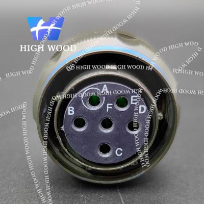 China MIL-DTL-38999 Series III D38999/26WE6SN Circular Connector 3-Head Thread Quick Connection for sale