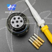 China MIL-DTL-38999 Series III D38999/26WE6SN Circular Connector 3-Head Thread Quick Connection for sale