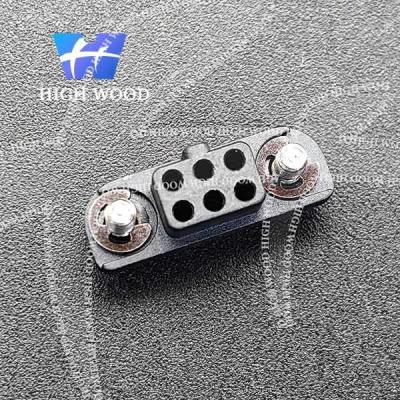 China HW-CMM Connector HW-222C06M16 2mm Pitch Male Straight on PCB for Aerospace Defense for sale