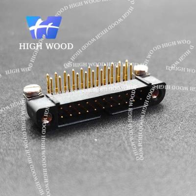 China HW-M80 2mm Pitch Rectangle Connector 1200V AC/DC for Aerospace Avionics Defense for sale