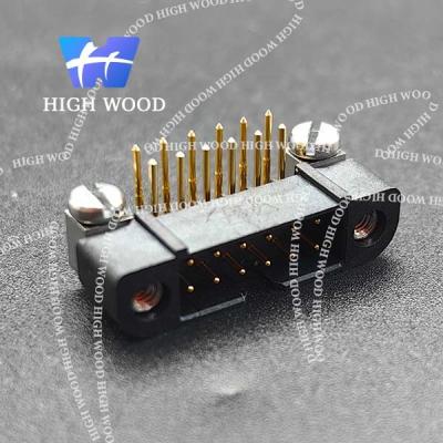 China HW-M80 2mm Pitch Rectangular Connector 1200V AC DC 3A Aerospace Avionics Defense for sale