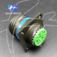China MIL-DTL-38999 Series III D38999/20WD97SN Square Flange Receptacle 97 Contacts for sale