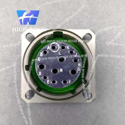 China MIL-DTL-38999 Series III D38999/20WD97SN Square Flange Receptacle 97 Contacts for sale