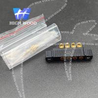 China HW-M80 5C10405M1 Connector 800V Aerospace Grade Copper Alloy Gold Plating for sale