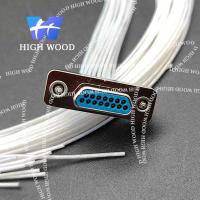 China J30J Series Micro-D Rectangular Connectors with 1.27mm Contact Spacing, 9-144 Cores, 1000mm Length for sale