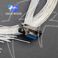 China J30J Series Micro-D Rectangular Connectors with 1.27mm Contact Spacing, 9-144 Cores, 1000mm Length for sale