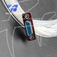 China J30J Series Micro-D Rectangular Connectors with 1.27mm Contact Spacing, 9-144 Cores, 1000mm Length for sale