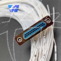 China J30J Series Micro-D Rectangular Connector 25-Pin 1000mm Cable Assembly GJB2446A for sale