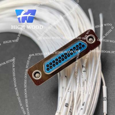 China J30J Series Micro-D Rectangular Connector 25-Pin 1000mm Cable Assembly GJB2446A for sale