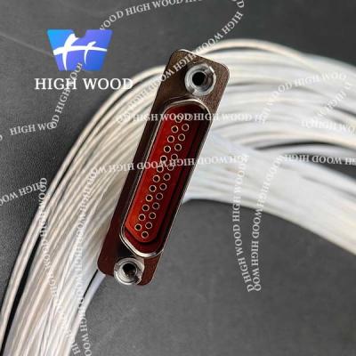 China J30J Series Micro-D Rectangular Connector 25 Pin 1000mm Cable MIL-C-83513 for sale