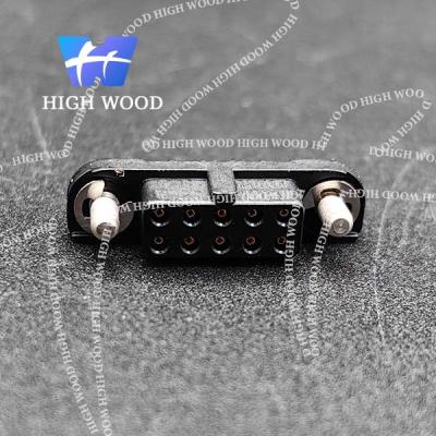 China HW-M80 2mm Pitch Rectangle Connector 3A 500 Cycles for Aerospace Defense for sale
