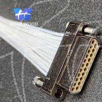 China J30J Series Micro-D Rectangular Connector 21 Pin 1.27mm Pitch High Density for sale
