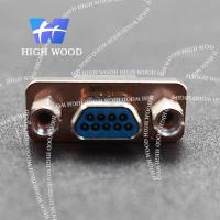 China J30J Series Micro-D Rectangular Connector 9-Pin Twist Pin 1.27mm Pitch GJB2446A for sale