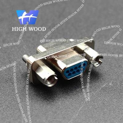 China J30J Series Micro-D Rectangular Connector 9-Pin Twist Pin 1.27mm Pitch GJB2446A for sale