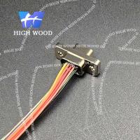 China Micro-D MWDM Solder Cup Metal Shell Connector 9-Pin 26 AWG Gold-Plated TwistPin for sale