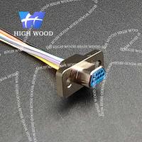 China Micro-D MWDM Solder Cup Metal Shell Connector 9-Pin 26 AWG Gold-Plated TwistPin for sale