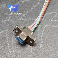 China Micro-D MWDM Solder Cup Metal Shell Connector 9-Pin 26 AWG Gold-Plated TwistPin for sale