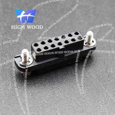 China HW-M80 2mm Pitch Rectangle Connector 1200V AC/DC 3A for Aerospace Defense for sale