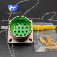 China MIL-DTL-38999 Series III Circular Connector D38999/20FH14PN Square Flange Receptacle 23 Shell for sale