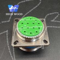 China MIL-DTL-38999 Series III Circular Connector D38999/20FH14PN Square Flange Receptacle 23 Shell for sale