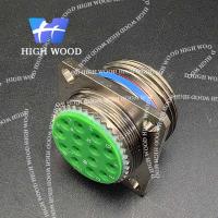 China MIL-DTL-38999 Series III Circular Connector D38999/20FH14PN Square Flange Receptacle 23 Shell for sale