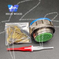 China MIL-DTL-38999 Series III Circular Connector D38999/26FJ61SN Triple-Start Threaded 61-Pin for sale