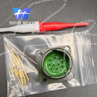 China MIL-DTL-38999 Series III Circular Connector D38999/20WC98PN 3-Start Thread Quick Connect for sale