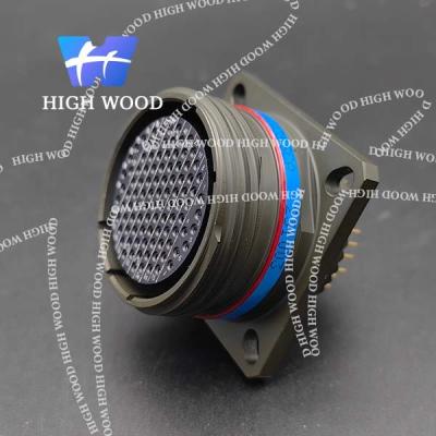 China MIL-DTL-38999 Series III D38999/20WH35SCA Circular Connector Square Flange Receptacle 35 Contacts for sale