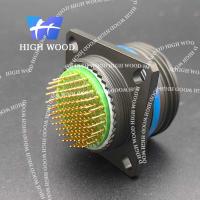 China MIL-DTL-38999 Series III D38999/20WH35SCB Circular Connector Square Flange Receptacle 35 Contacts for sale
