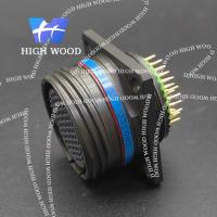 China MIL-DTL-38999 Series III D38999/20WH35SCB Circular Connector Square Flange Receptacle 35 Contacts for sale