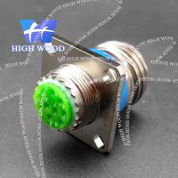 China MIL-DTL-38999 Series III D38999/20FC98SN Square Flange Receptacle Connector 98 Contacts for sale