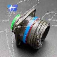 China MIL-DTL-38999 Series III D38999/20WE20PN Circular Connector Square Flange Receptacle 20 Contacts for sale