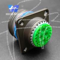 China MIL-DTL-38999 Series III D38999/20WE20PN Circular Connector Square Flange Receptacle 20 Contacts for sale