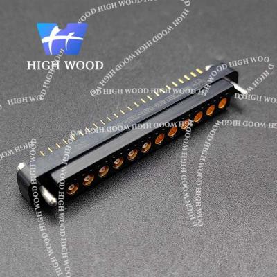 China HW-CMM Micro-D Connector 24 Pin 3A 800V Aerospace Defense Grade for sale